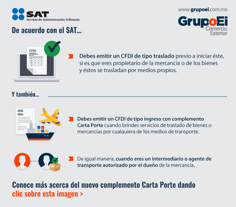 ¿Cómo se aplica el complemento Carta Porte en el transporte federal ...